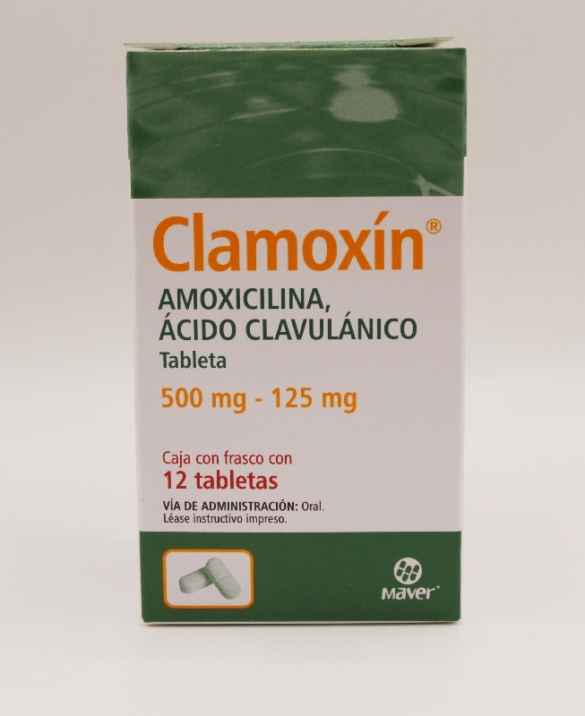 CLAMOXIN 12 TAB 500/125 MG | Farma Gen
